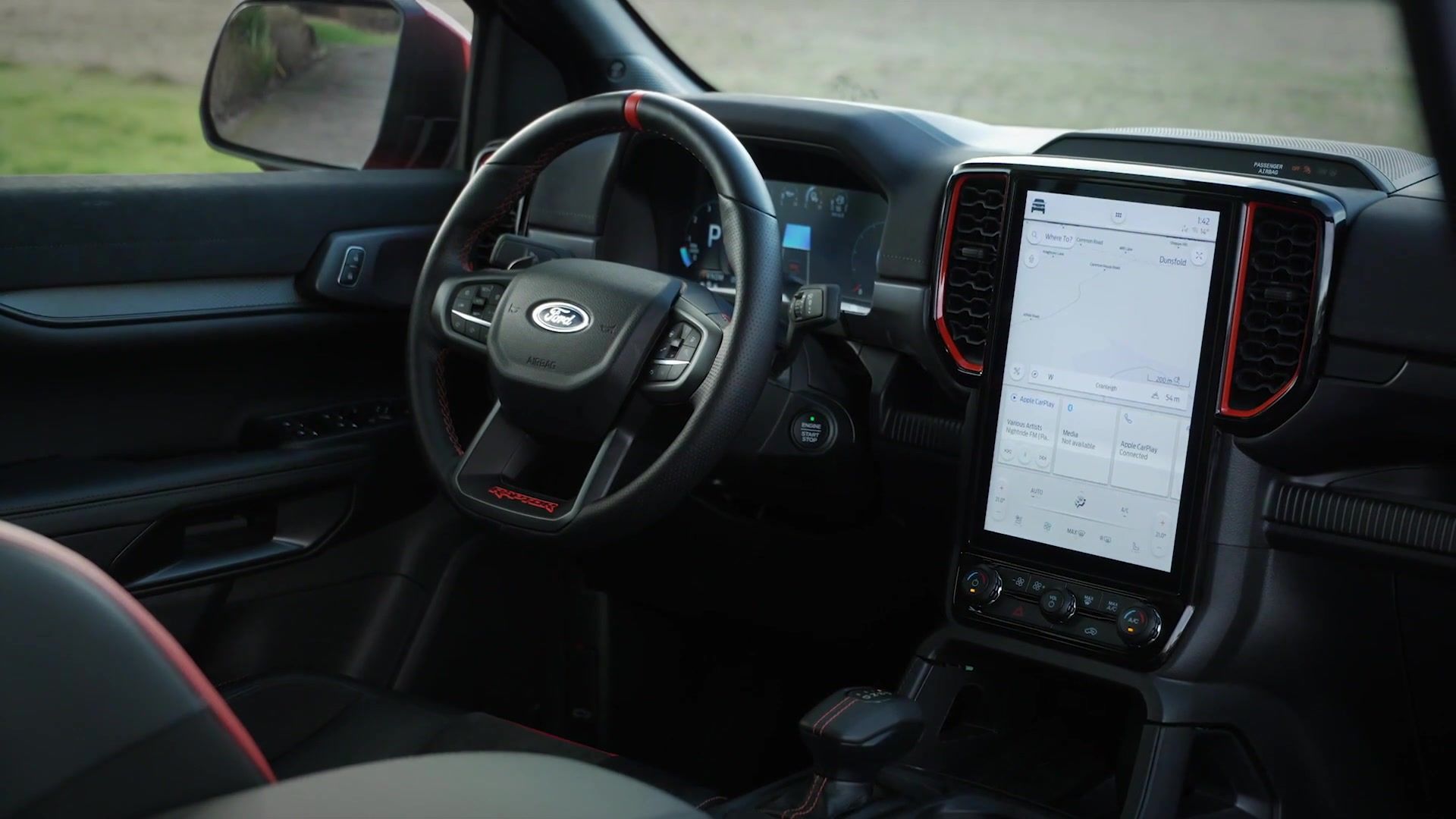 The new Ford Ranger Raptor Interior Design