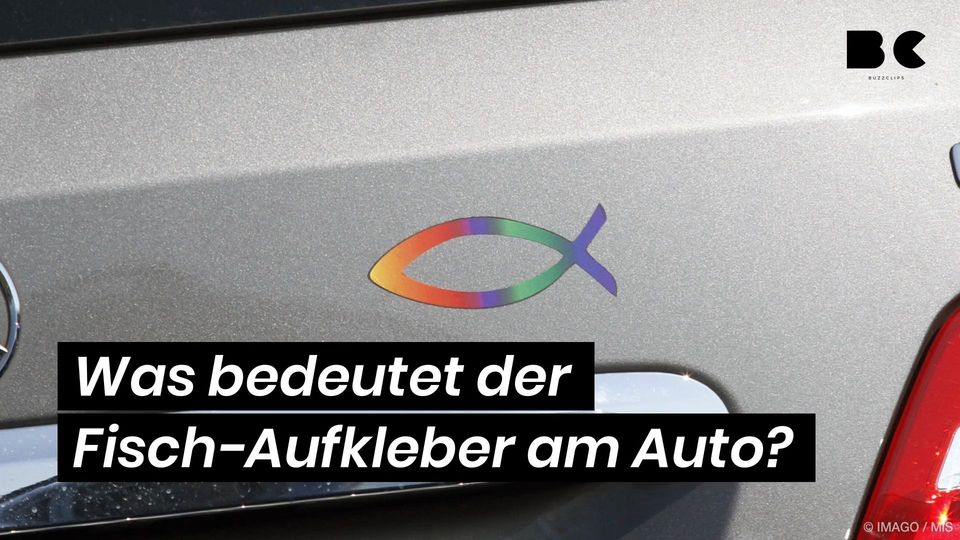 Was bedeutet der Fisch-Aufkleber am Auto? - BuzzClips